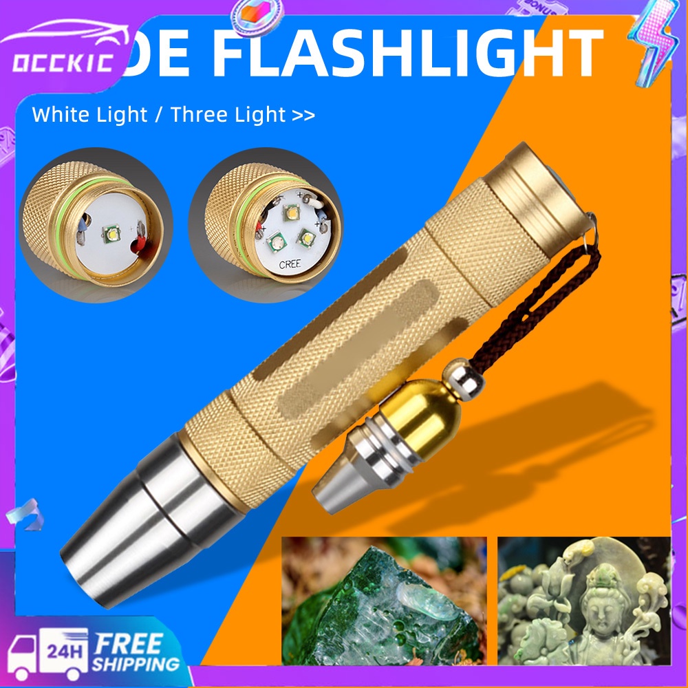 SV395 Portable Mini LED small aperture Flashlight 365nm UV Light For ...