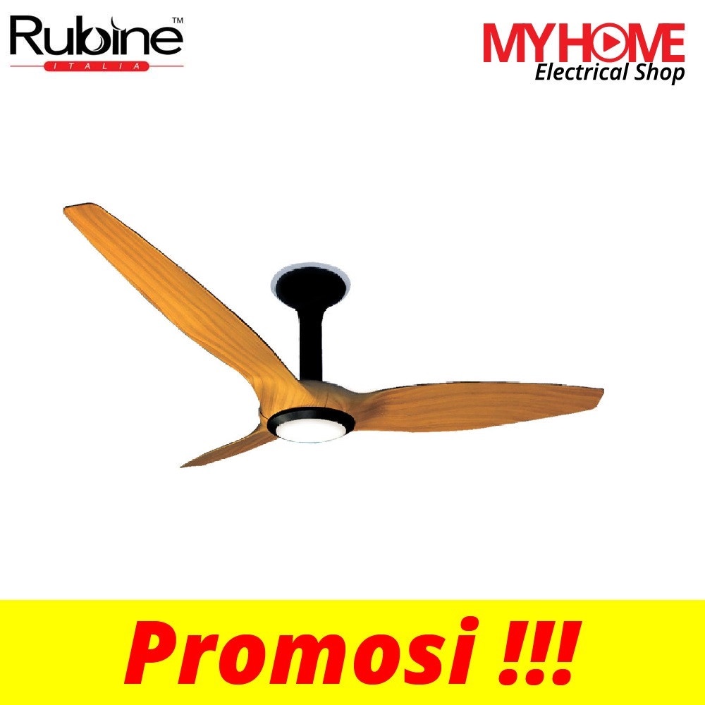 RUBINE RCF-INTERO60-3BL-PW 60" 3 Blades Ceiling Fan (Pine Wood) | Shopee Malaysia