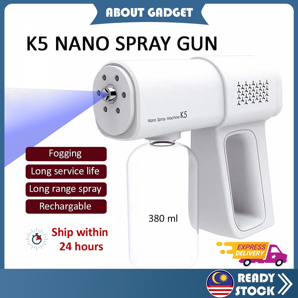 Premium Nano Mist Atomizer Sanitizer Gun K5 Disinfection Sanitizer ...