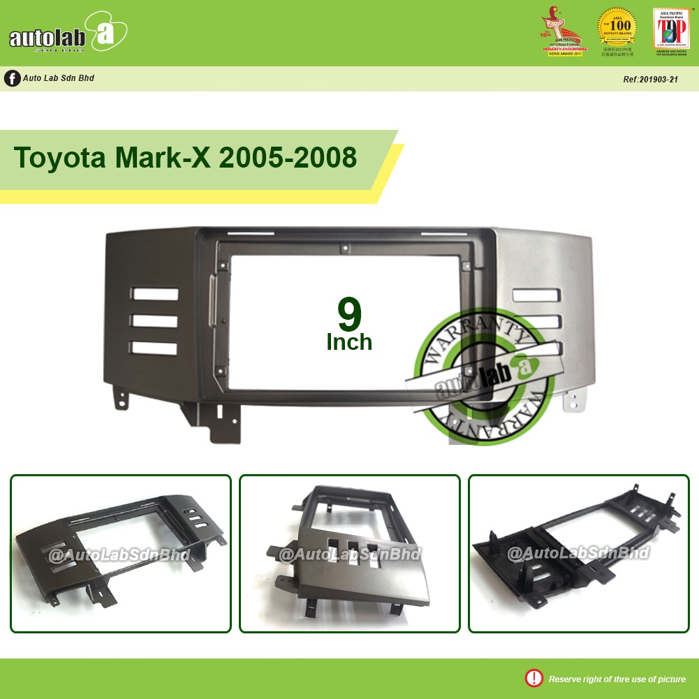 Big Screen Casing Android 9 inch Toyota Mark-X 2005-2008 (without ...