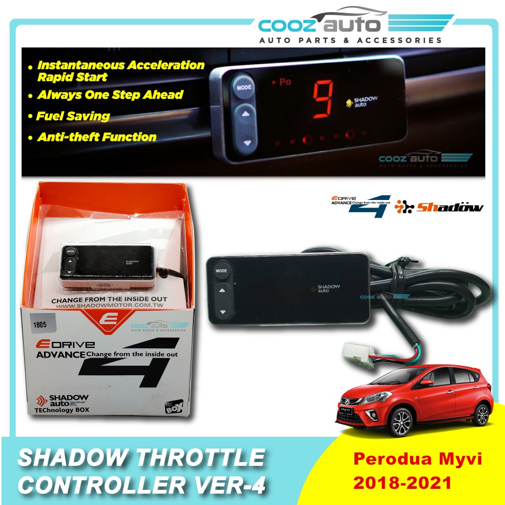 Perodua Myvi 2018 2019 Shadow E-Drive Advance 4 Electronic Throttle ...