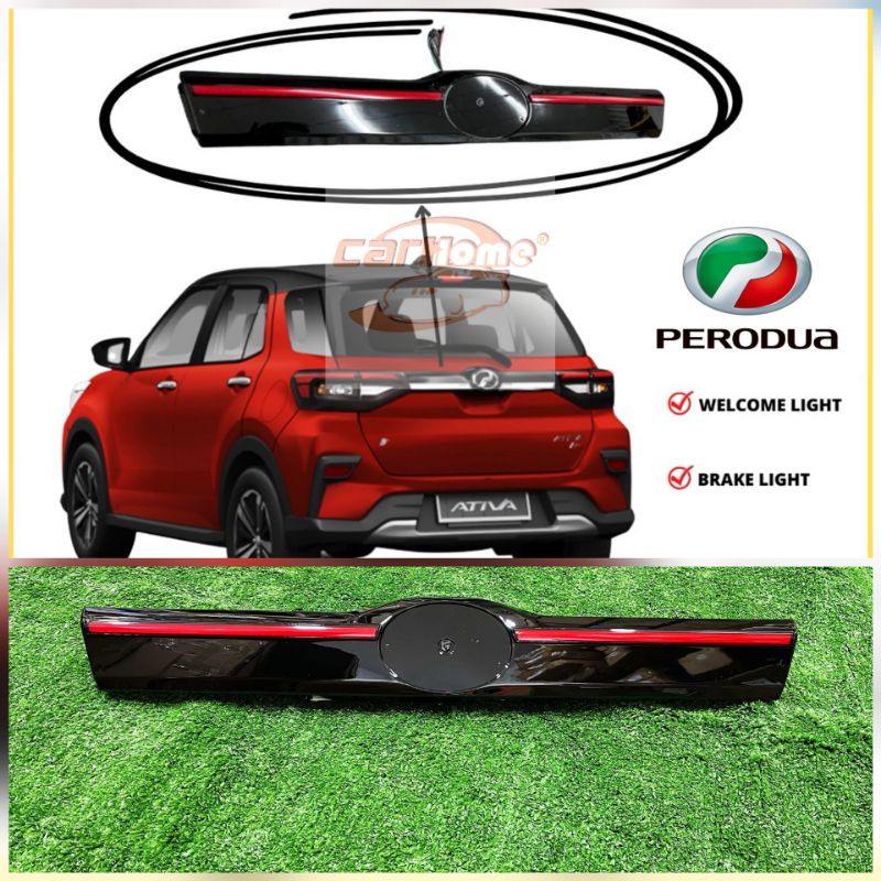 Perodua Ativa 4in1 LED rear tailgate trunk garnish LED light with ...