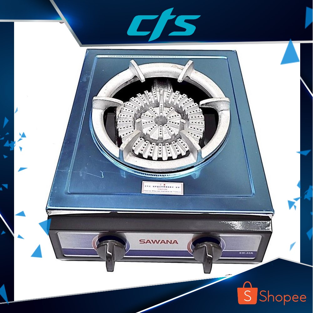 Sawana Heavy Duty Stainless Steel Single Burner Stove Gas Cooker SW-35K ...