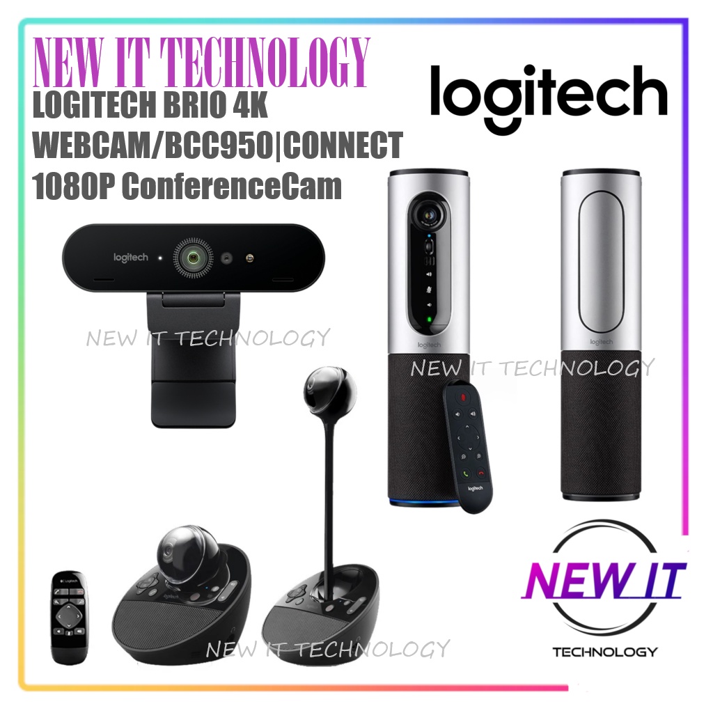 LOGITECH C1000E BRIO 4K ULTRA HD WEBCAM/Logitech BCC950|CC2000E CONNECT ...