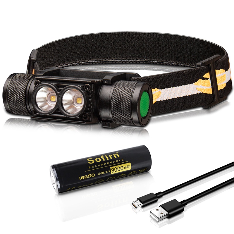 Sofirn Rechargeable D25L(H25L) Headlamp LH351D 90 High CRI Super Bright ...