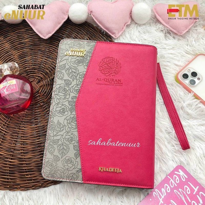 (TLS 🇲🇾) AL-QURAN KHADEEJA A5 NON TAGGING / 550 TAGGING UNTUK WANITA ...