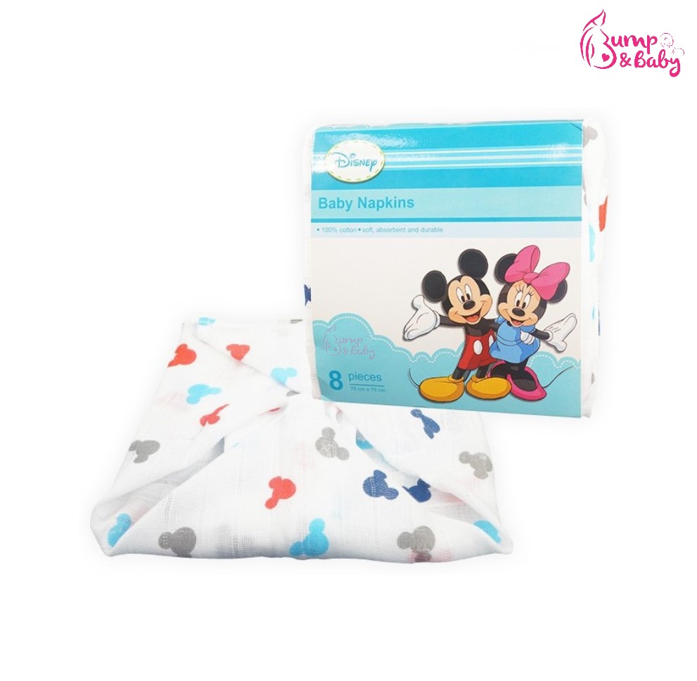 Anakku - Disney Baby Napkins (8pcs) | Shopee Malaysia