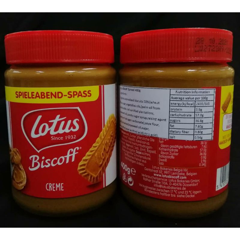 Lotus Biscoff Smooth Spread 400g(expired 9/10/2025) | Shopee Malaysia