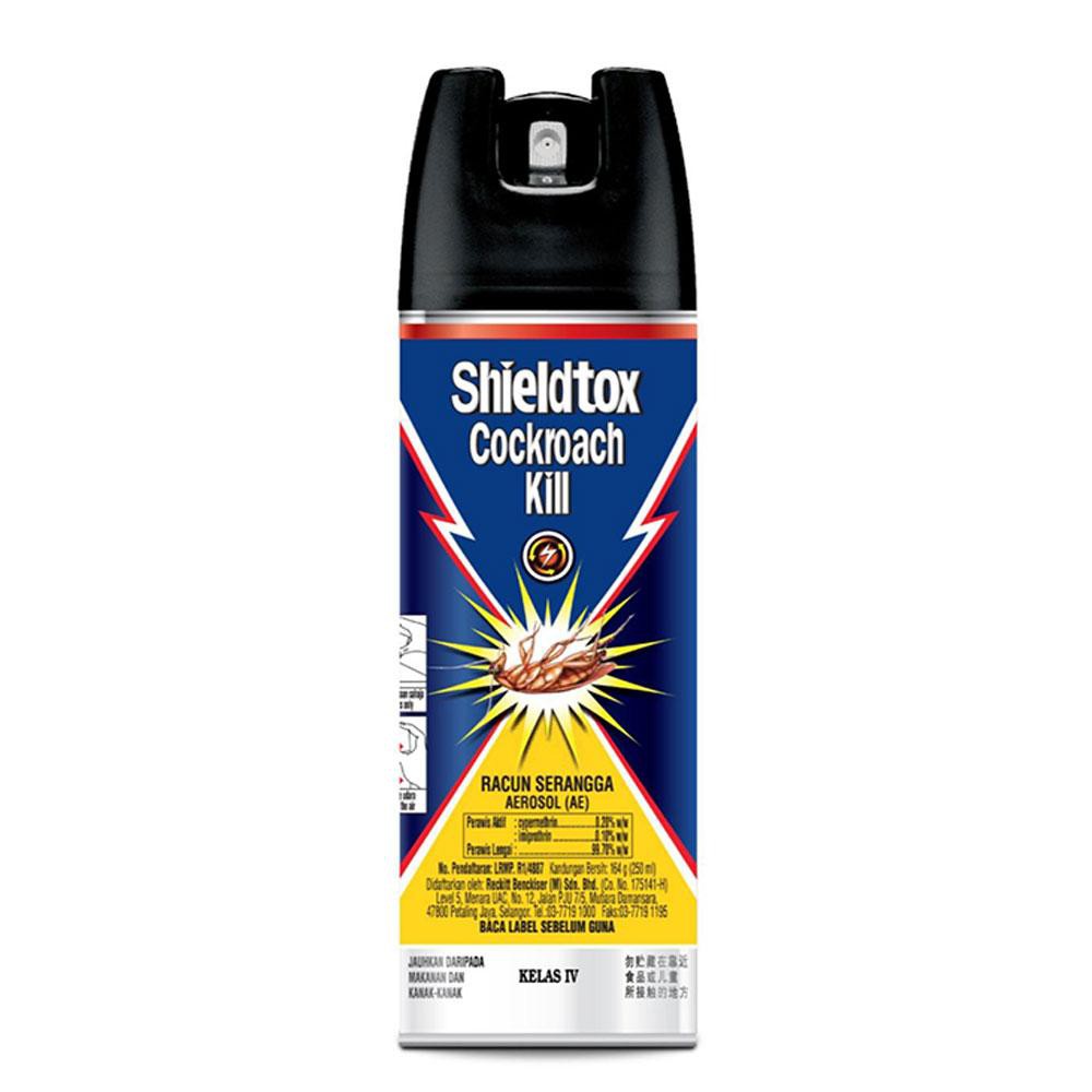 Shieldtox Cockroach Kill Spray 250ml (Not Available for Sabah & Sarawak ...