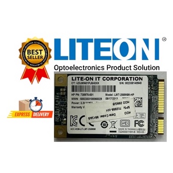 ORIGINAL Lite-on 256gb KCC-REM-LIT-LMT-256M6M Msata Mini Pci-e SSD Solid State Drive | Shopee ...