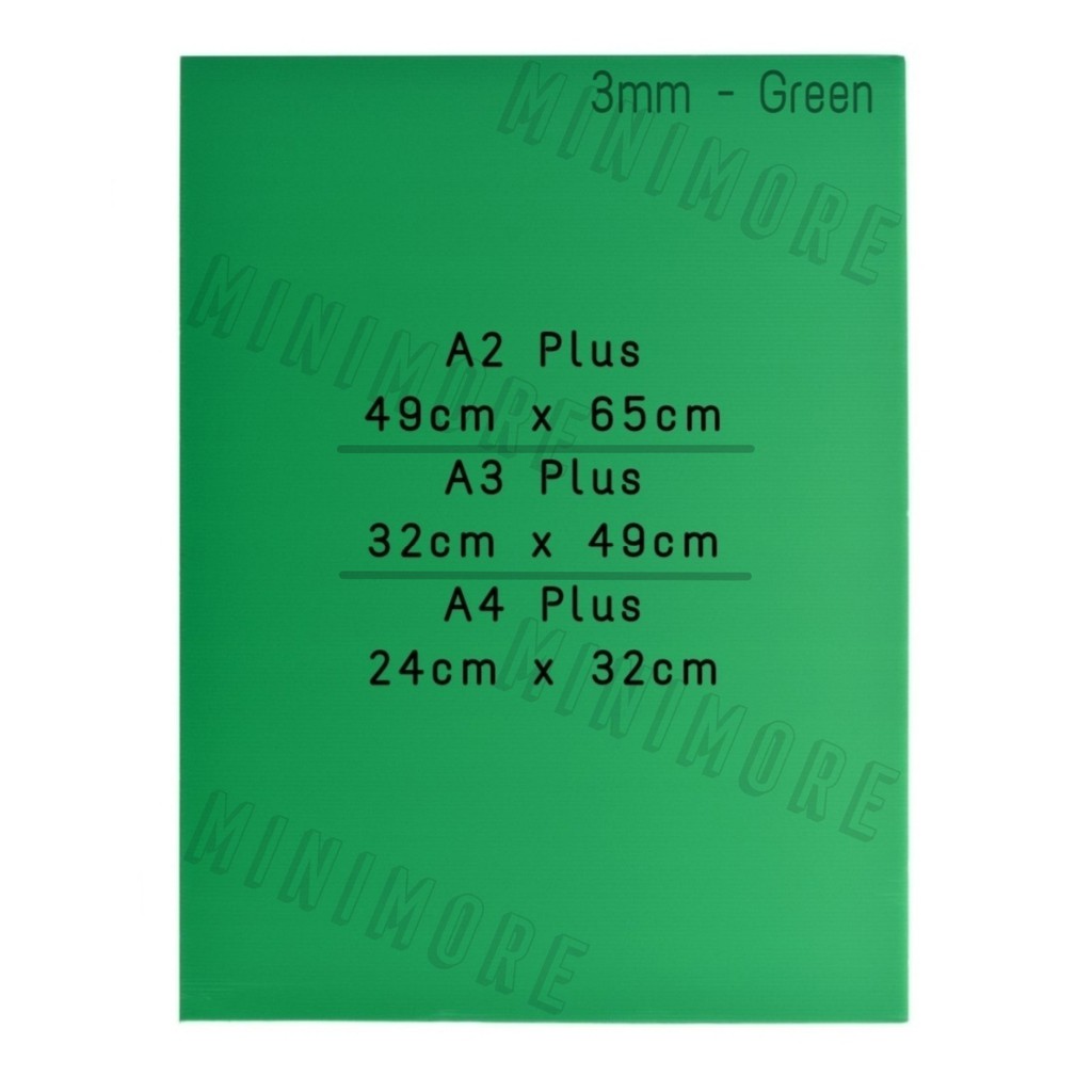 (MiniMore) Thick Polypropylene PP Corrugated Cardboard/Impra Board*DIY ...
