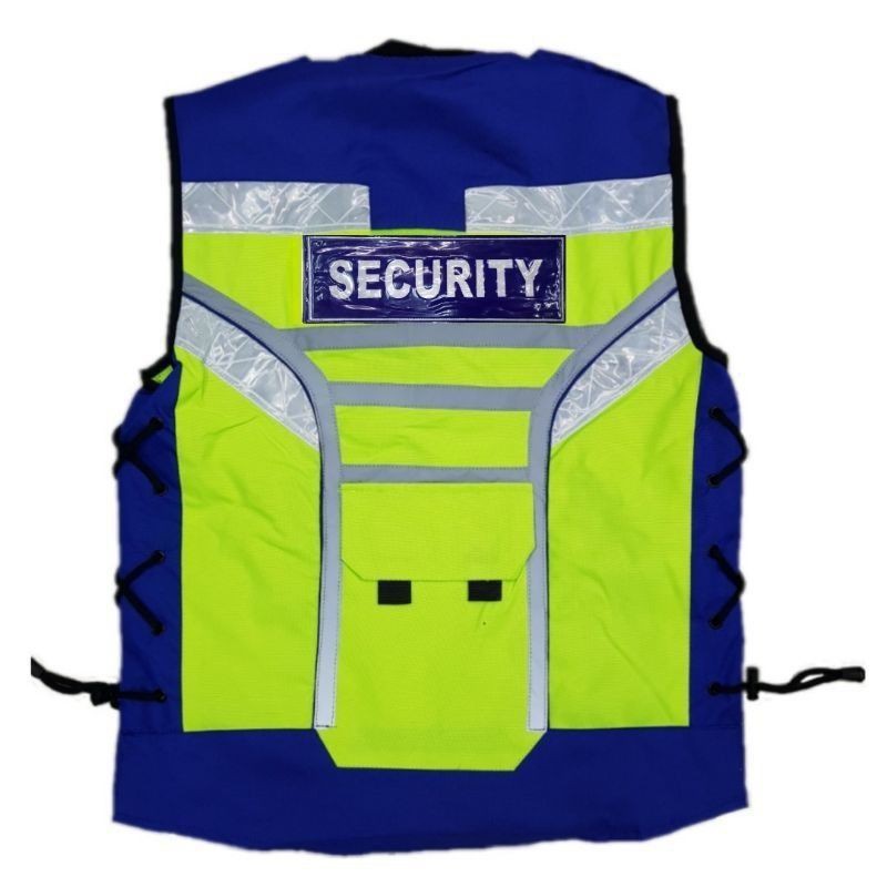 SAFETY LUMINOUS REFLECTIVE VEST COLOR: FLORO BLACK, FLORO BLUE, RED ...