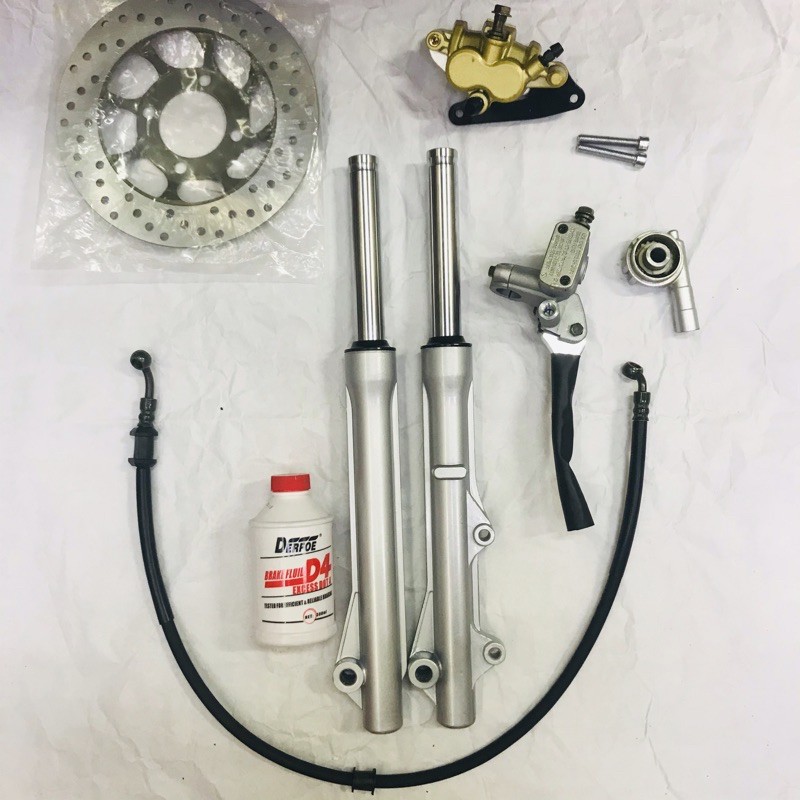 Honda Wave 125 Front Fork Set Brake System | Shopee Malaysia