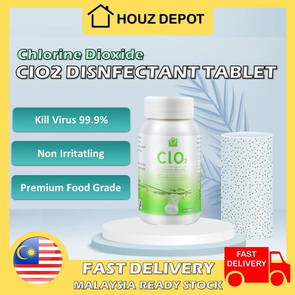 【ORIGINAL】 Chlorine Dioxide Disinfectant Tablet, CIO2/CLO2 ...