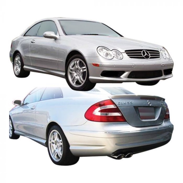 Mercedes Benz w209 clk63 amg bodykit body kit front rear bumper side ...