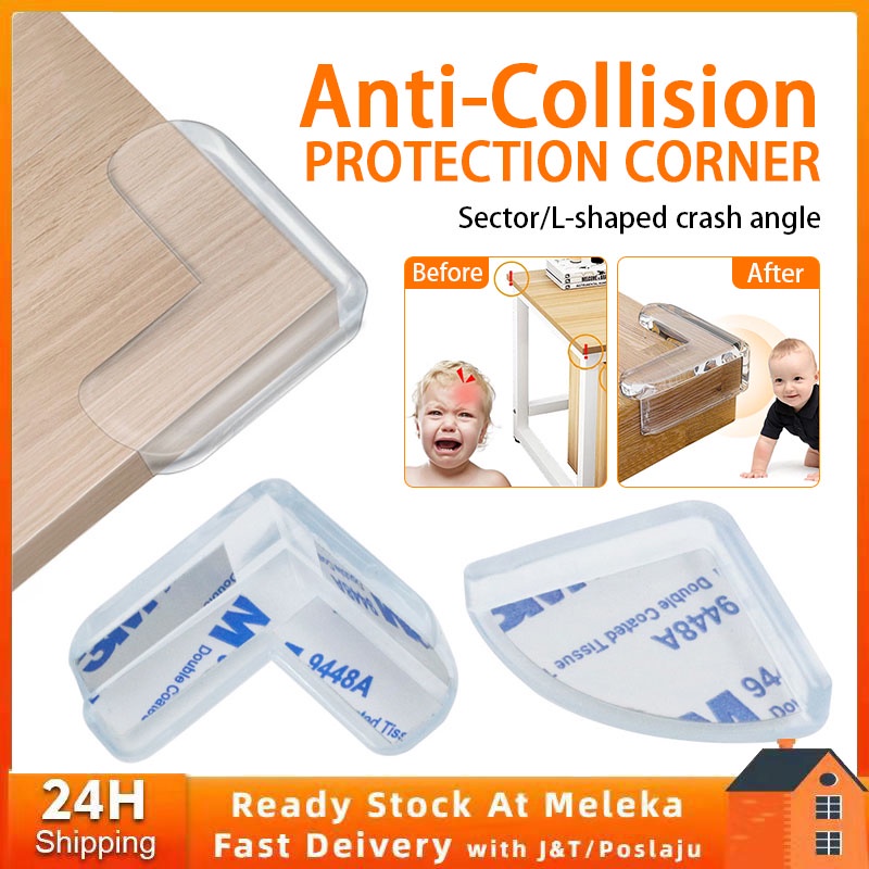 Baby Safety Table Edge Protector Table Corner Transparent Anticollision ...