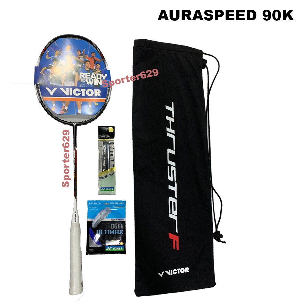 VICTOR AURASPEED 90K BADMINTON RACKET PREMIUM QUALITY | Shopee Malaysia