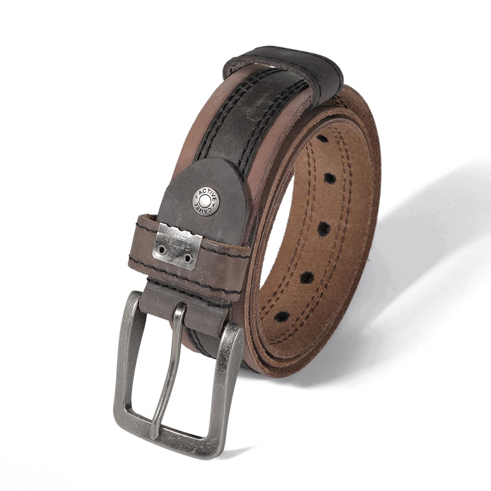 camel active Men Casual Genuine Leather Belt (1473RG-15#DBN) | Shopee ...