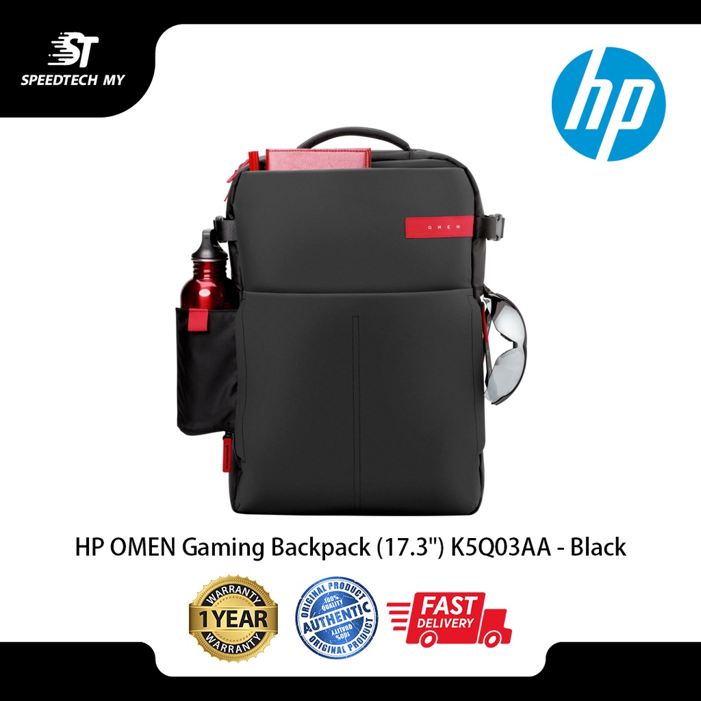 HP OMEN Gaming Backpack (17.3") K5Q03AA | Shopee Malaysia