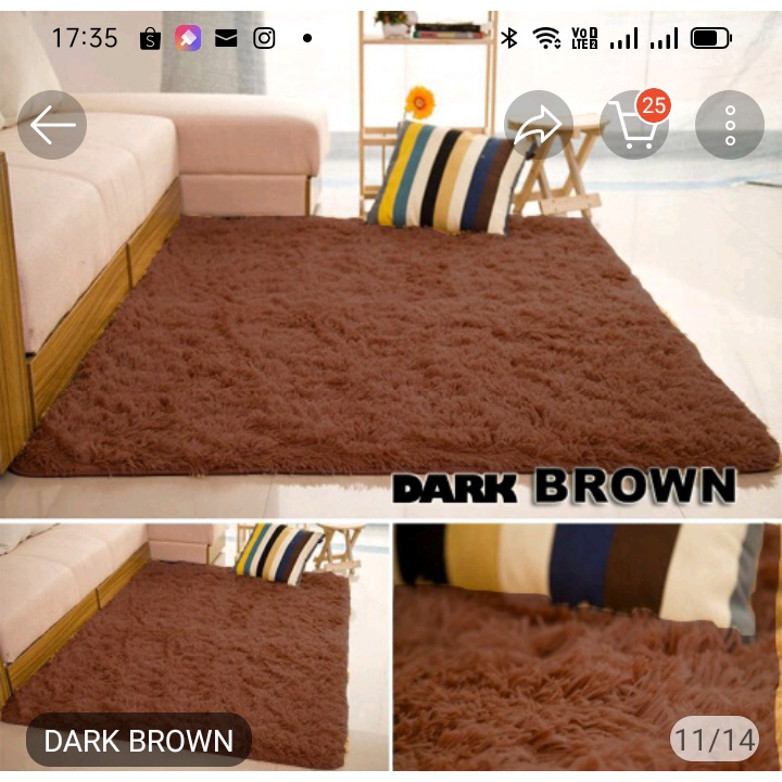 XXXXL (102} | KARPET Bulu Lembut | Fluffy Carpet Bulu ORIGINAL JAPANESE ...