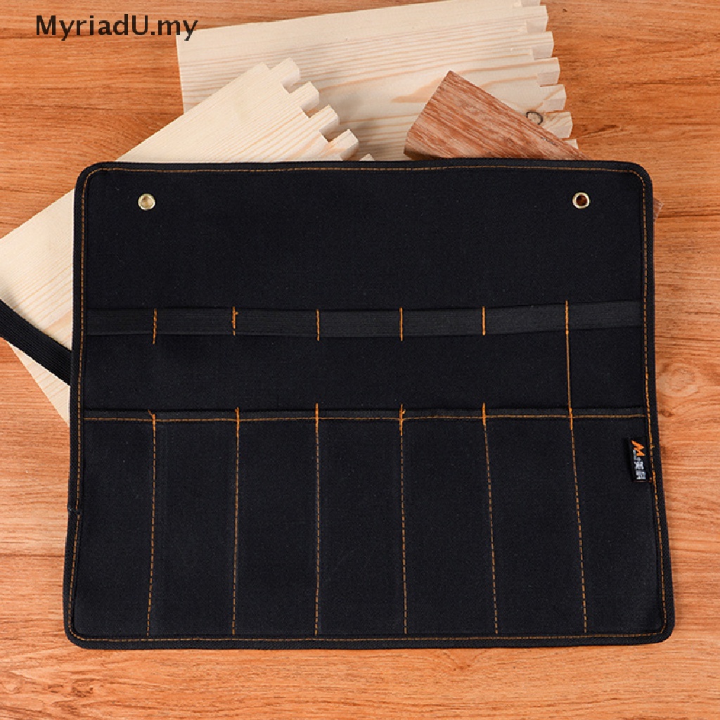 MyriadU Chisel Carrying Case Canvas Pocket Tool Roll Holder Wrench ...