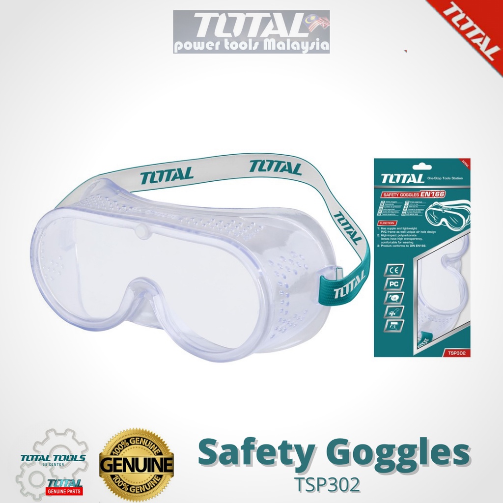 TOTAL Safety Goggles 护目镜 - TSP302 | Shopee Malaysia