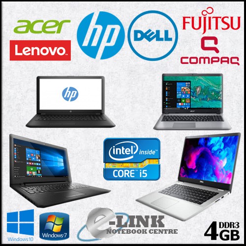 (REFURBISHED) CORE I5 1th - 4th GEN LAPTOP MIX MODEL/ 4GB RAM / 120GB ...