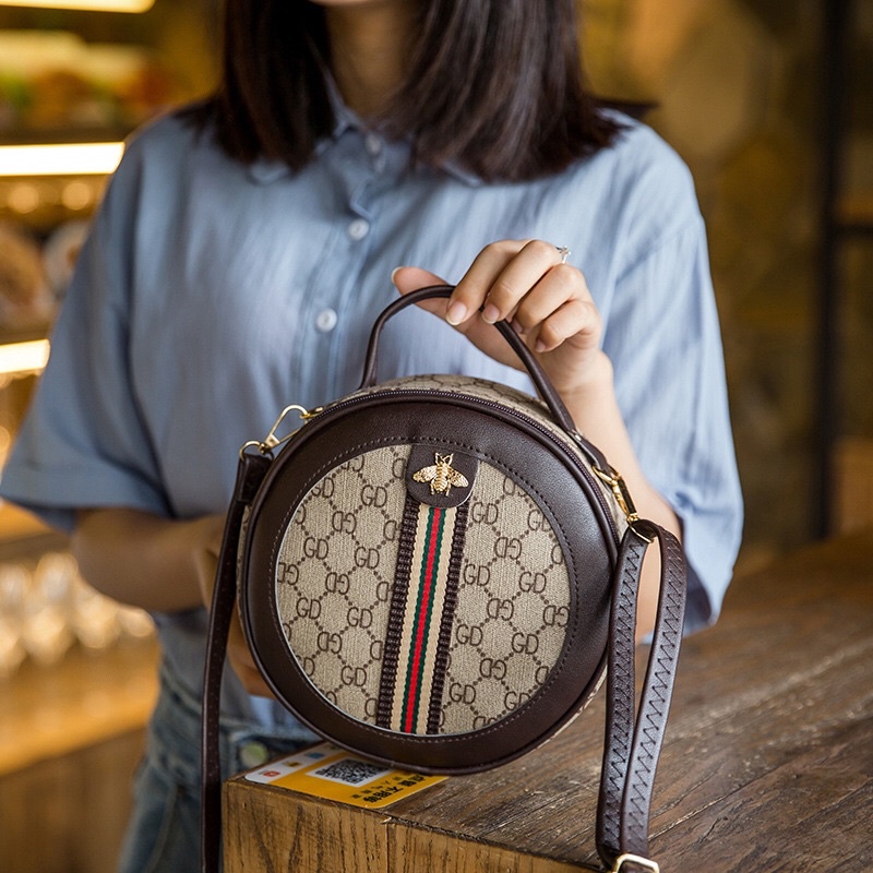 🇲🇾 Ready Stock .. HANDBAG WANITA LAMBANG LEBAH/ BEG BULAT / BEG TANGAN ...