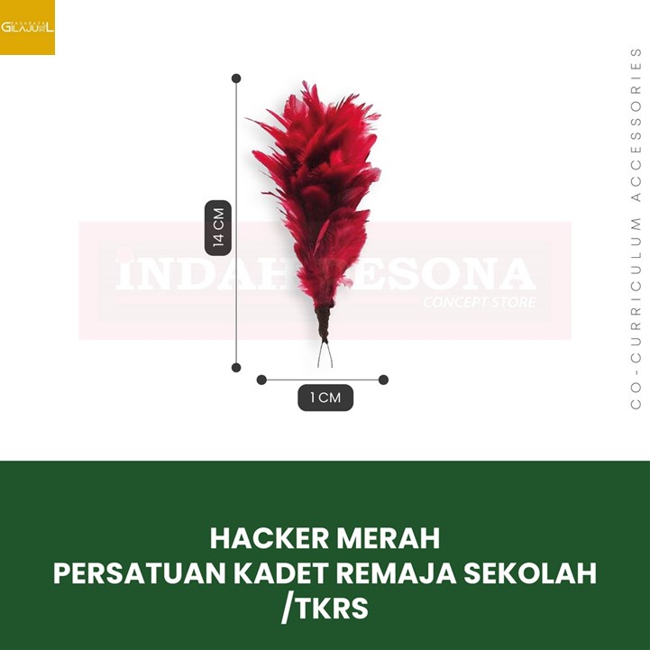 HACKER MERAH KADET REMAJA SEKOLAH (KRS/TKRS) | Shopee Malaysia