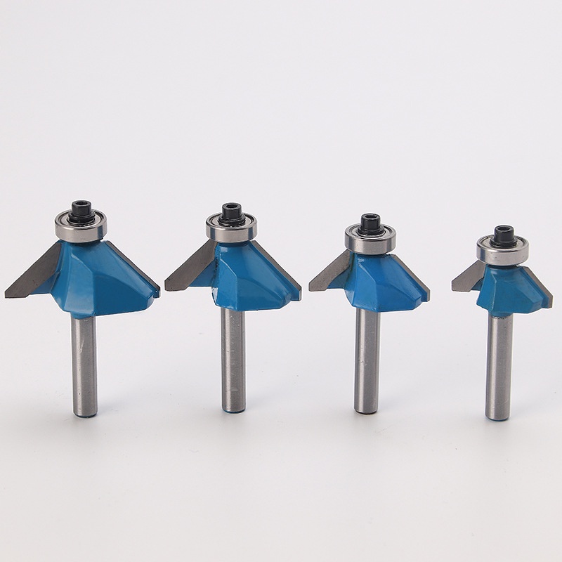 45 Degree Chamfer Edge Forming Router Bit 1/4 Shank 45度斜角刀 | Shopee ...