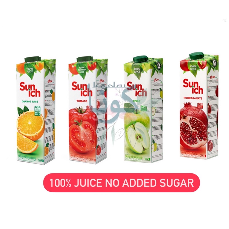 SUNICH JUICE - POMEGRANATE, ORANGE, APPLE, TOMATO JUICE (100% PURE NO ...