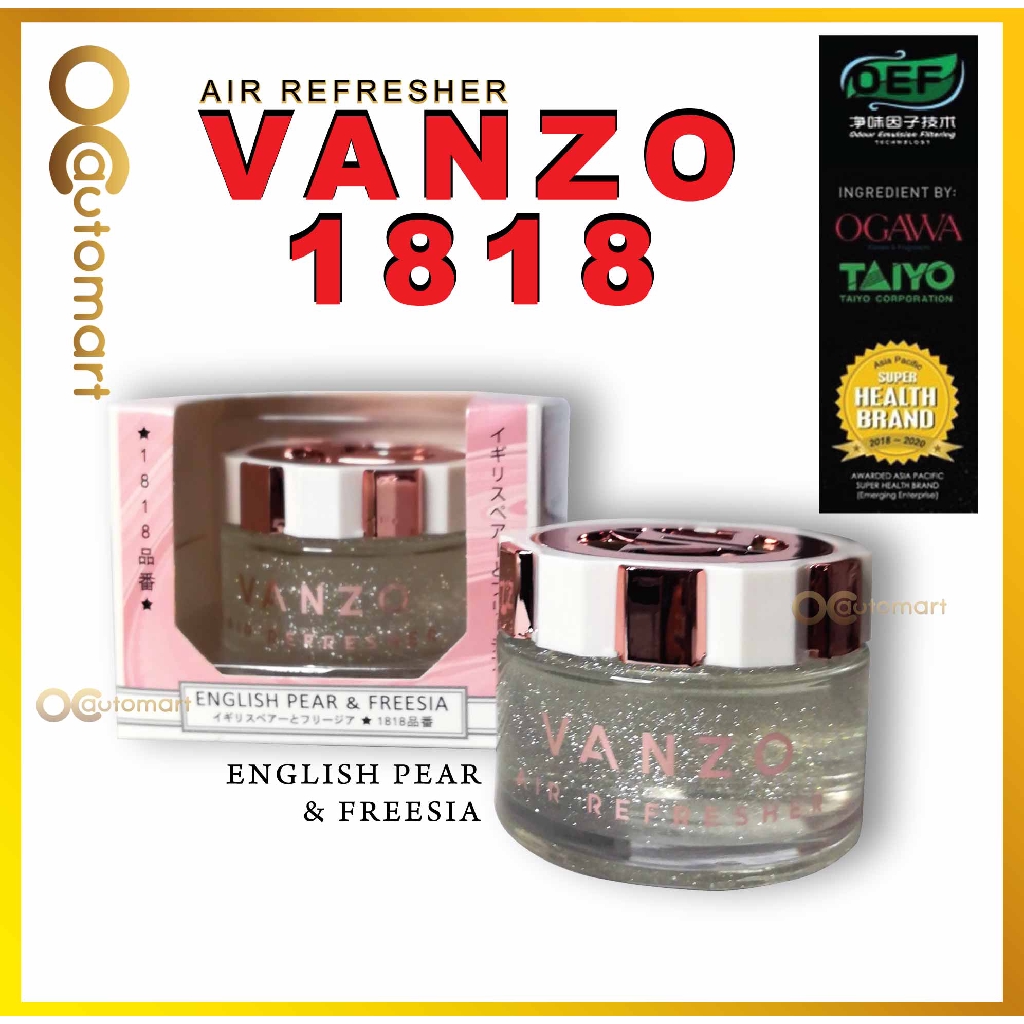Vanzo Angel Series 1818 English Pear & Freesia Car Air Refreshener ...