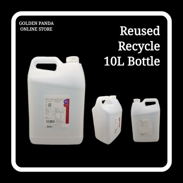 [SECOND HAND] 10L/10kg Reused/ Recycle Empty HDPE Drum/ Bottle/ Jerry Can/ Dish Wash/ Chemical ...