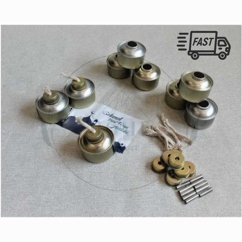 10 biji + 10 Sumbur Pelita Raya Tin Besi/ + Free Gift 8 Sumbur !! Lampu ...