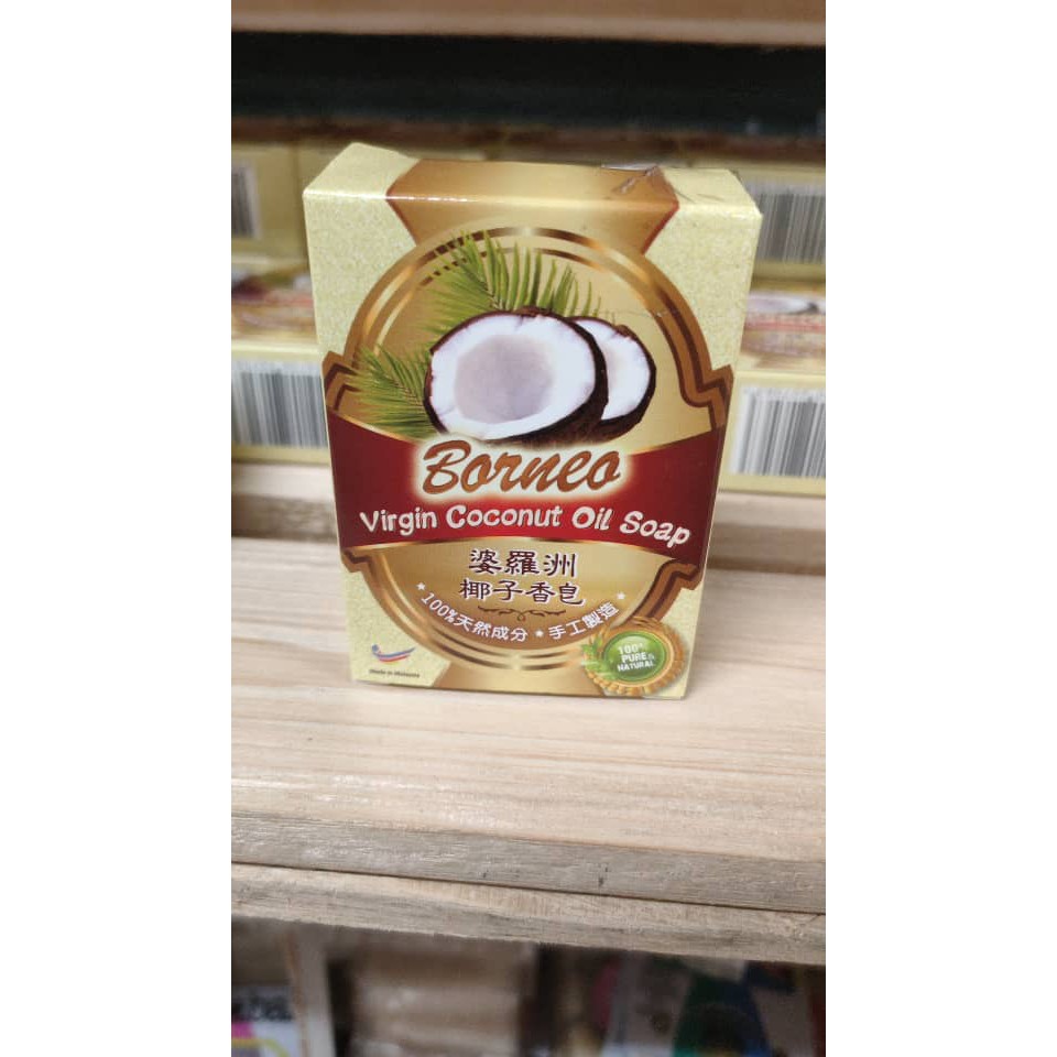 🔆Ready Stock 🔆Borneo Virgin Coconut Oil Soap | Shopee Malaysia