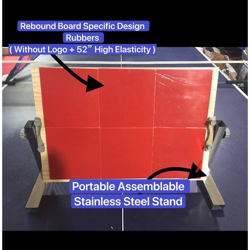 { Ready Stock } Table Tennis On Table Rebound board Ping Pong Return ...