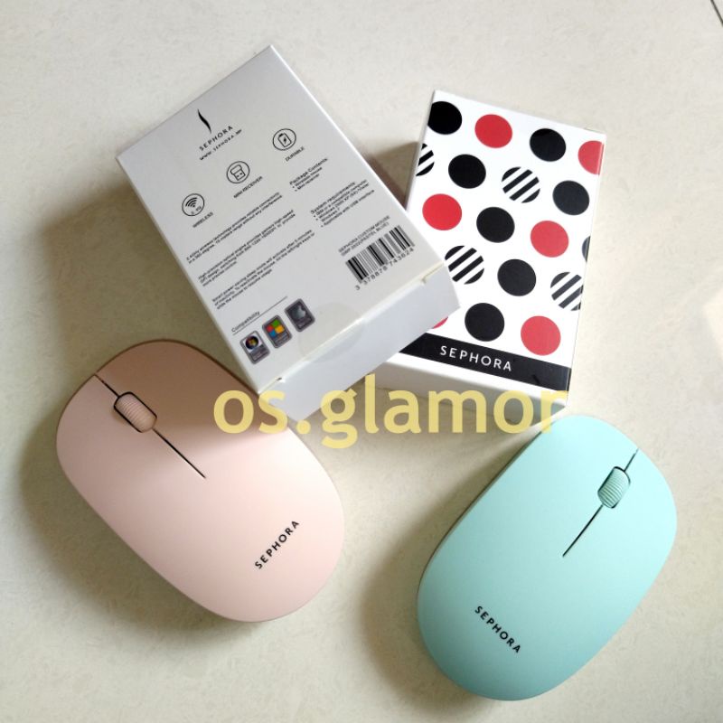 Wireless Mouse ( blue/pink) | Shopee Malaysia
