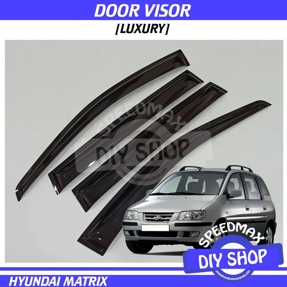 Hyundai Matrix Door Visor Luxury Style Matrix 2003 2004 2005 2006 2007 ...