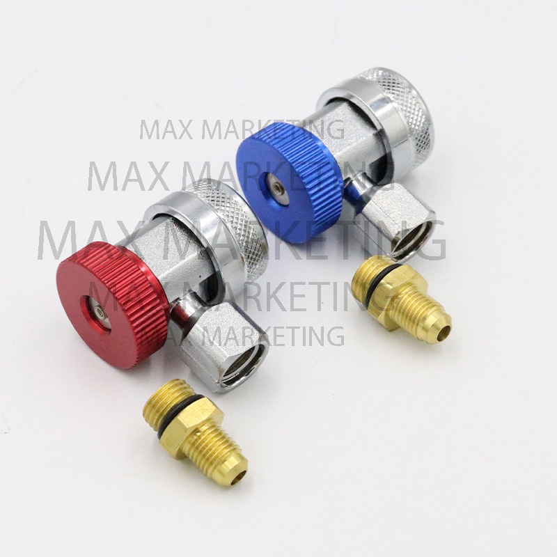 Car Aircond Meter Adapter for 134a System Manifold Gas Connectors R134a ...