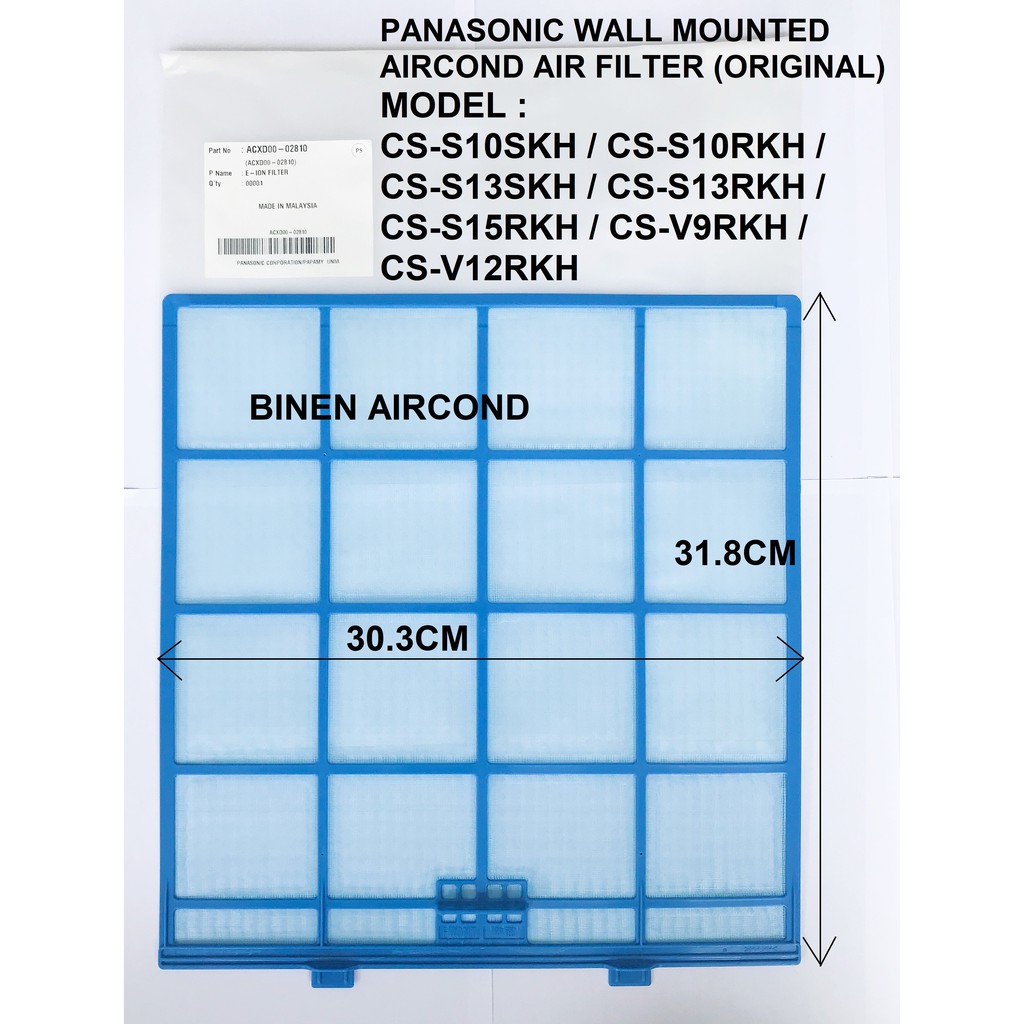 [Original/Genuine] (1pc) Panasonic Wall Mounted Aircond 1.0HP-3.0HP ...