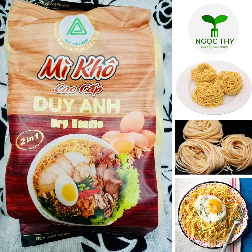 Duy Anh Foods premium round noodles, 400gr package (no eggs) | Shopee ...