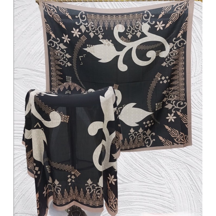 Hanasquare Lc Series Batik Motif Quadrilateral Hijab | Shopee Malaysia