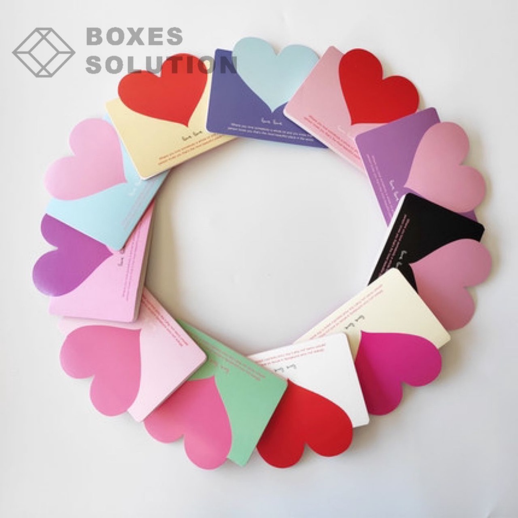 READY STOCK IPOH!! 10pcs Love Wishing Card Kad Ucapan Kad Love Kad ...