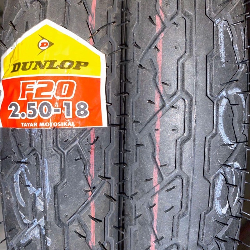 DUNLOP TYRE F20 250-18 M/C 40L | Shopee Malaysia