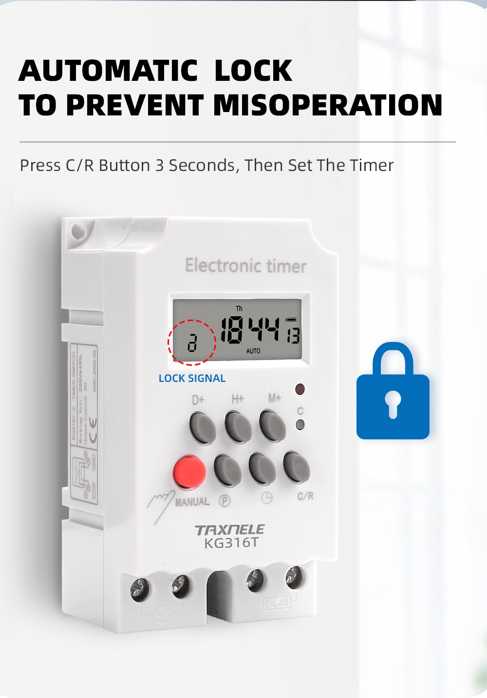 KG316T 7 Days Daily Weekly Digital Electronic Lighting Timer ...