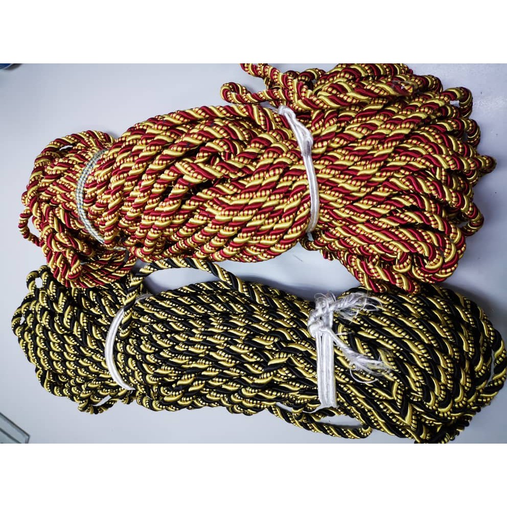 8mm Thick Rope Colorful Rope Three Strands Rope Twist Rope Sofa Curtain ...