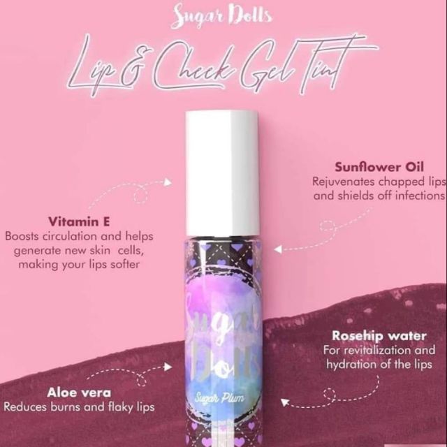 AUTHENTIC Sugar Dolls Lip and Cheek Gel Tint (Olderpack) | Shopee Malaysia