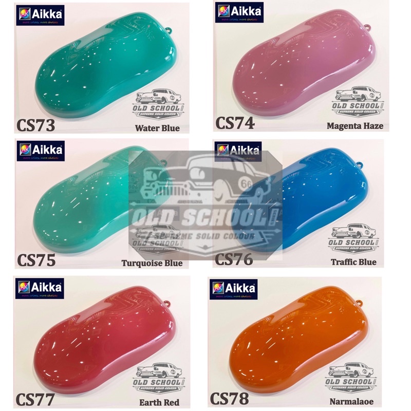 Cat 2K Aikka Supreme Solid Old School Colour CS73 / CS74 / CS75 / CS76 / CS77 / CS78 | Shopee ...