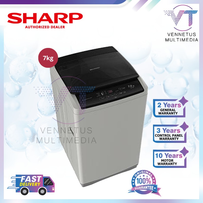 Sharp 7Kg Top Load Fully Auto Washing Machine - ES718X | Shopee Malaysia