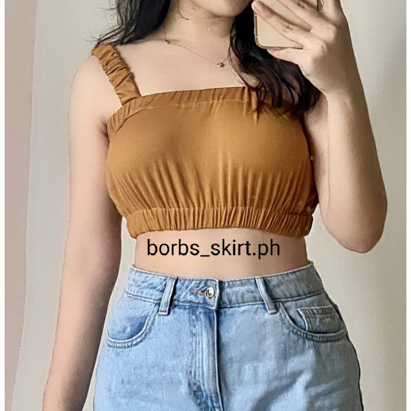 BORBS Garter Tube Crop Top(S-M) | Shopee Malaysia